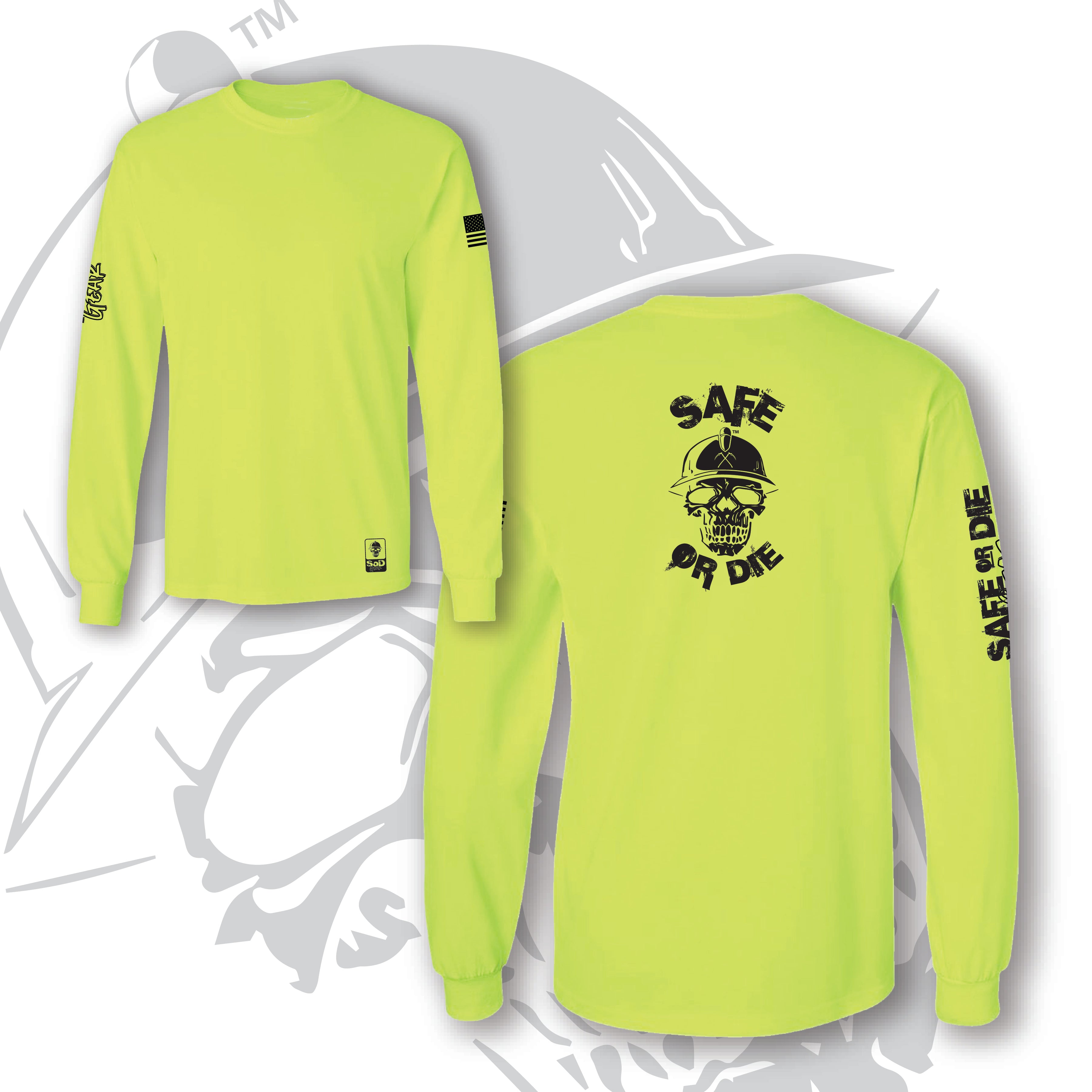Long Sleeve Production Shirt – Safe or Die Gear